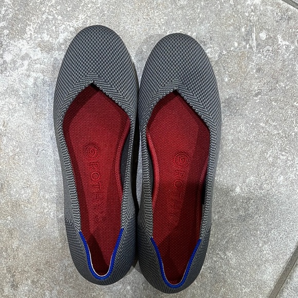 Rothy's | Shoes | Rothys Size 75 Gray Flats | Poshmark